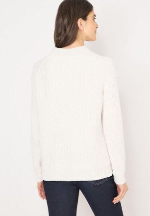 Cecil Stehkragenpullover mit feiner Struktur