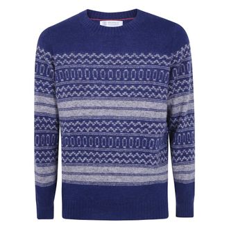 Brunello Cucinelli Pullover - - Knitwear - Herren - Blau - L