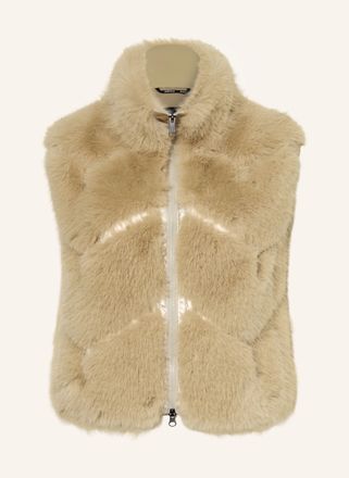 Sportalm Kunstfell-Weste Im Materialmix beige