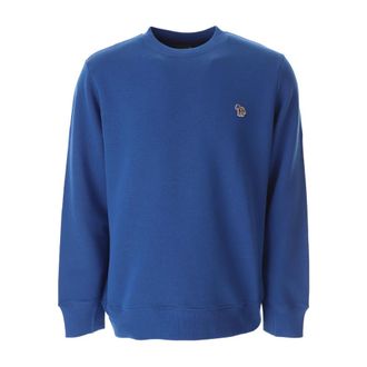 Paul Smith Homme, Sweatshirts et sweats &agrave; capuche, Bleu, Taille: S Zebra Logo SweaT-shirt