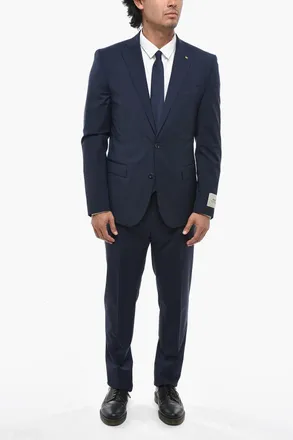Corneliani CC COLLECTION Anzug Aus Stretch-Schurwolle Mit Klappentaschen Corneliani