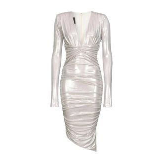 Pinko Damen Kleider Bekleidung Wei&szlig; Ss24 - - Dresses - Damen - Wei&szlig; - M