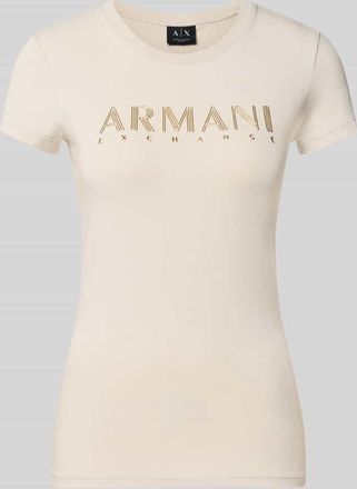 A|X Armani Exchange Slim Fit T-Shirt mit Label-Print