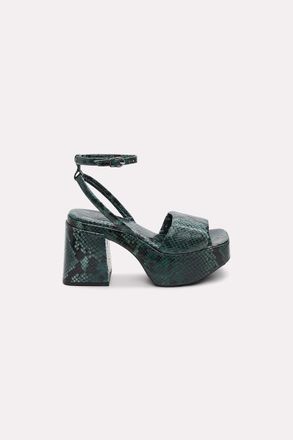 Dorothee Schumacher Plateau Sandale mit Snakeprint