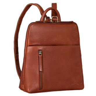 STILORD Holly Rucksack Frauen Klein Leder Rucksackhandtasche Damen Lederrucksack für iPad und DIN A5 Vintage Handtasche City Ausgehen Shopping Daypack Echtled