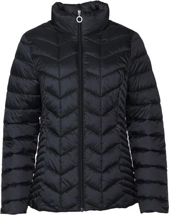 Danwear Femme, Vestes, Noir, Taille: 54 FR Veste en Duvet de Luxe Noire Gunda 09