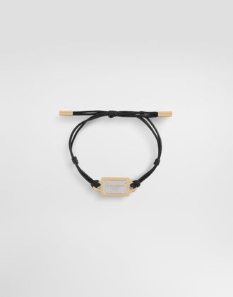 Dolce & Gabbana Kordelarmband -plakette - Mann Bijoux Mehrfarbig Metall Onesize