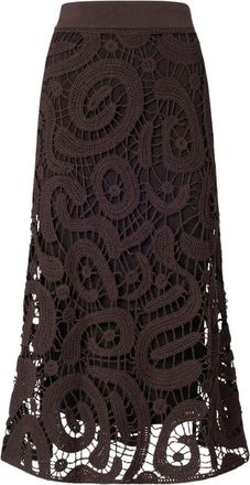 Pinko Rock PINKO MAESTRALE GONNA CROCHET GEOMETRICO GONNA