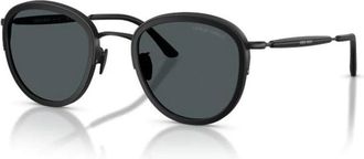 Giorgio Armani Homme, Accessoires, Noir, Taille: 49 MM Square Lunettes de soleil