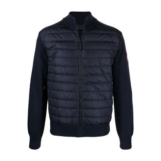 Canada Goose Veste Hybridge Knit - Femme - Vestes - Bleu - Taille: 44 FR