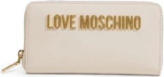 Love Moschino Femme, Accessoires, Beige, Taille: ONE Size Zip Around Wallet
