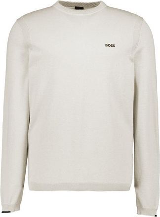 HUGO BOSS Herren Pullover beige unifarben