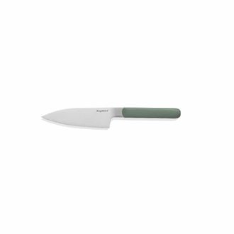 Berghoff Home Santoku-Messer 11,5cm - K&uuml;chenmesser edelstahl - Kochmesser - Messer scharf - Khaki