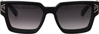 Philipp Plein Sonnenbrille - Schwarz