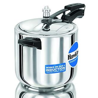 Hawkins Hawkins Stainless Steel Pressure Cooker, 6 Litres
