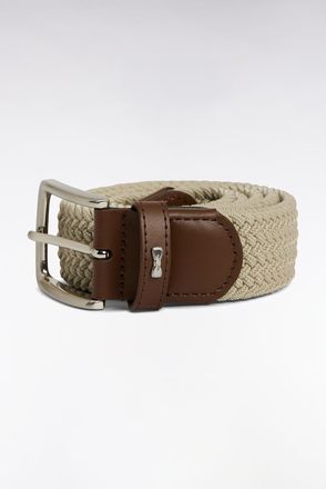Eden Park Ceinture Élastique En Caoutchouc Uni Beige