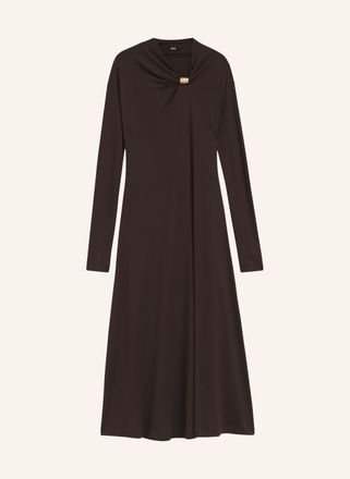 HUGO BOSS Jersey-Kleid Evonya Regular Fit braun