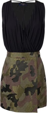 Trussardi Robe Courte Sans Manches - Femme - Robes - Multicolore - Taille: 38 FR