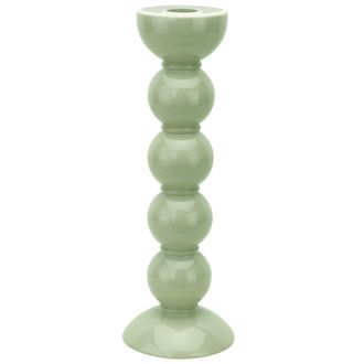 Addison Ross 24 cm Spulensalbei-Kerzenstab - Kerzenhalter - Gr&uuml;n - Botanisch - Tischplatte - f&uuml;r alle Anl&auml;sse - innen