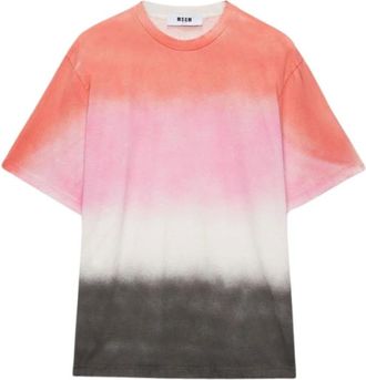 Msgm Msgm, Femme, Tops, Multicolore, Taille: 40 FR T-Shirt