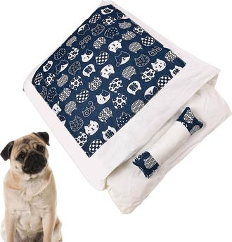 Generic Winter Katzen Schlafsack - Kuschelige Welpenh&ouml;hle Katzenbett,Weiches K&auml;tzchen Nest Bett | F&uuml;r Tierliebhaber Eltern Kalte Jahreszeit Wohnzimmer Schlafz