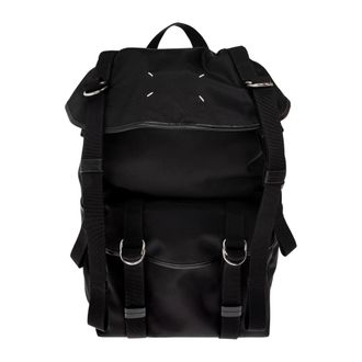 Maison Margiela Sac &agrave; dos logo - unisex - Sacs - Noir - Taille: ONE Size