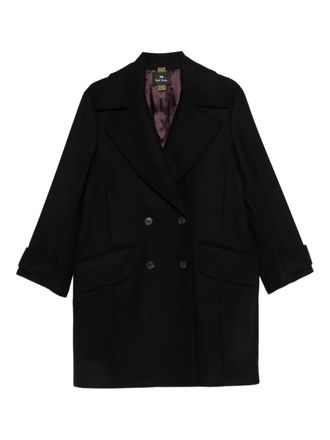 Paul Smith manteau à boutonnière croisée et poches - Noir