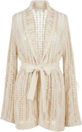 Twinset Femme, Pulls, Beige, Taille: 36 FR Twin-set Sweaters