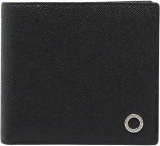 Bulgari unisex, Pre-owned, Noir, Taille: ONE Size Portefeuille Bi-fold Pre-owned