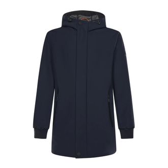 H&egrave;SKIMO Homme, Manteaux, Bleu, Taille: 4XL Parka Technique &agrave; Capuche en Molleton