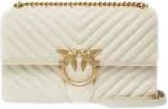 Pinko Pinko, Femme, Sacs, Blanc, Taille: ONE Size Love One Classic
