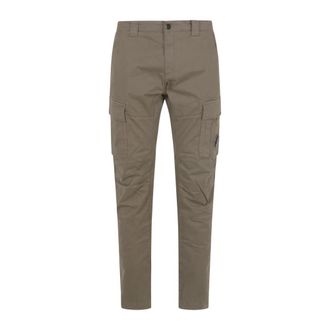 C.P. Company Stretch Sateen Ergonomic Lens Double Cargo Hose - - Trousers - Herren - Braun - S