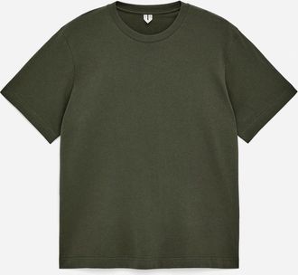 Arket Lockeres T-Shirt 220 GSM -Gr&uuml;n
