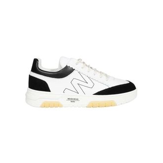 Max Mara Leder-Sneakers mit Logo-Detail - - Shoes - Damen - Mehrfarbig - 35 EU