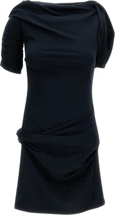 Jacquemus Femme, Robes, Noir, Taille: 36 FR Mini-robe Drapeado