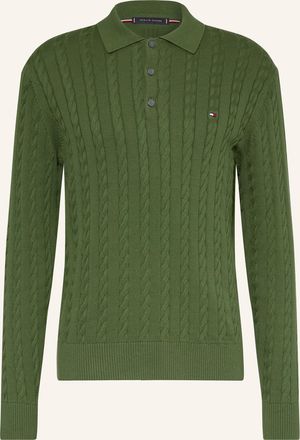 Tommy Hilfiger Strick-Poloshirt gruen