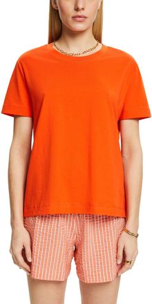 Esprit Damen 994ee1k307 T-Shirt, 880/Bright Orange, XXS
