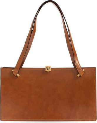 Versace Femme, Sacs, Brun, Taille: ONE Size Severine Leather Tote