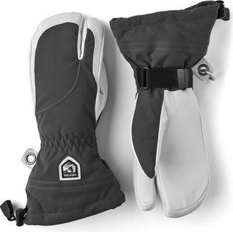 Hestra Damen Drei-Finger-Skihandschuhe HELI SKI FEMALE 3 mit Leder