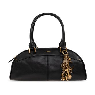 Chlo&eacute; Femme, Sacs, Noir, Taille: ONE Size Bowling Handbag