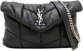 Saint Laurent Sac bandouli&egrave;re vintage Pre-owned - Femme - Pre-owned - Noir - Taille: ONE Size