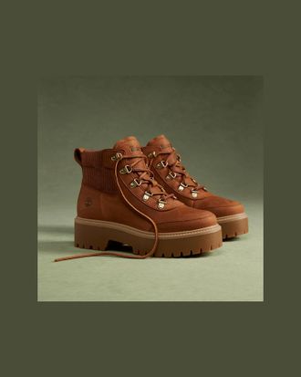 Timberland Stone Street Boot mit Plateausohle f&uuml;r Damen in Braun, Damen, Braun, Gr&ouml;&szlig;e