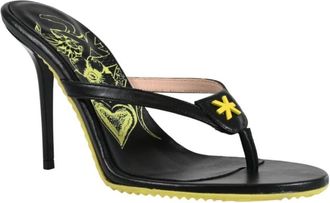 John Richmond Femme, Chaussures, Noir, Taille: 37 EU Heeled Thong Sandal