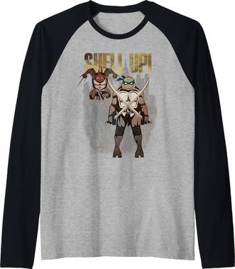 Teenage Mutant Ninja Turtles TMNT Teenage Mutant Ninja Turtles New York Skyline Classic Raglan