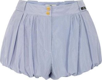 Elisabetta Franchi Femme, Shorts, Bleu, Taille: 40 FR Short ray&eacute; en taffetas de nylon