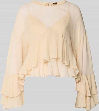 Boss Orange by Hugo Boss Slim Fit Langarmbluse aus reiner Viskose Modell BLEJA