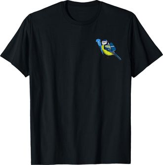 jz.birds Blaumeise Vogel Schulkind Schulanfang Schule Grundschule T-Shirt