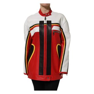 Dolce & Gabbana Blouson de motard - Femme - Vestes - Multicolore - Taille: 38 FR