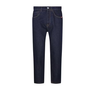 Amish Homme, Jeans, Bleu, Taille: W35 Jeans en Denim pour Hommes et Femmes