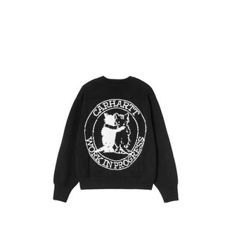 Carhartt Work in Progress Sweatshirt Hugging Cats en coton
